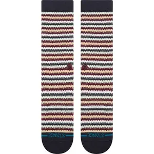 Stance Chiclets Waffle Knit Crew Socks - Navy