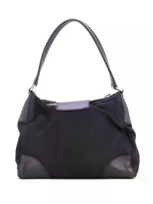 Prada Hook Hobo Nylon Shoulder Bag