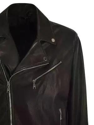 Tagliatore Leather Biker Jacket