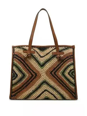 MARCELLA CLUB Chevron Tote Bag