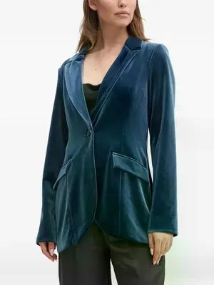 Joseph Ribkoff Velvet Single-breasted Blazer