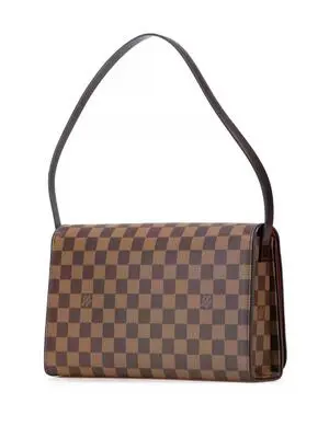 LOUIS VUITTON 2002 Damier Ebene Tribeca Long Shoulder Bag