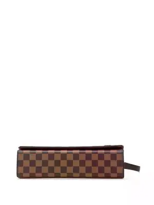 LOUIS VUITTON 2002 Damier Ebene Tribeca Long Shoulder Bag