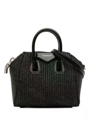 Givenchy Mini Antigona Satchel Raffia
