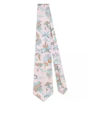 Etro Floral-print Neck Tie