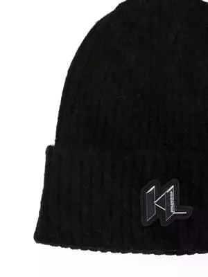 Karl Lagerfeld Logo-patch Beanie