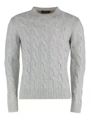 MOORER Frankie Cable-knit Sweater