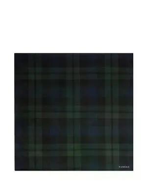FURSAC Tartan Pocket Square - Black