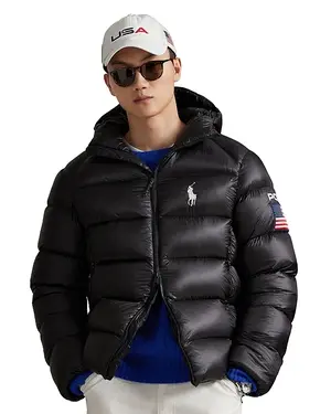 Polo Ralph Lauren The Hawthorne Flag Down Jacket - Black