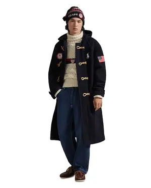 Polo Ralph Lauren Team Usa Opening Ceremony Wool Twill Toggle Coat