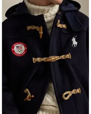 Polo Ralph Lauren Team Usa Opening Ceremony Wool Twill Toggle Coat