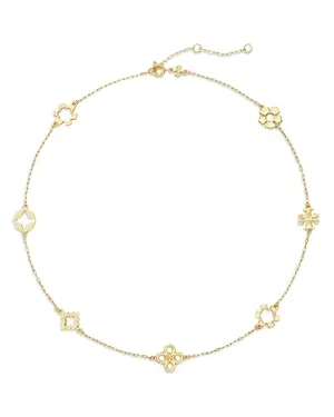 Tory Burch Flower Collar Necklace - Gold