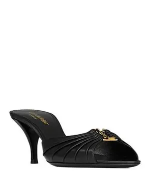 Saint Laurent Babylone Mules - Black