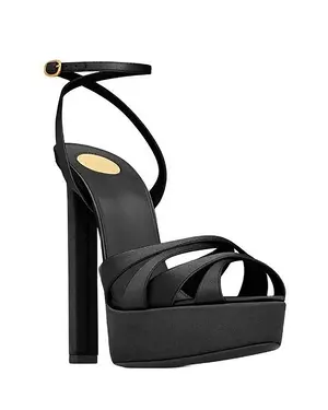 Saint Laurent Chandelle Platform Sandals