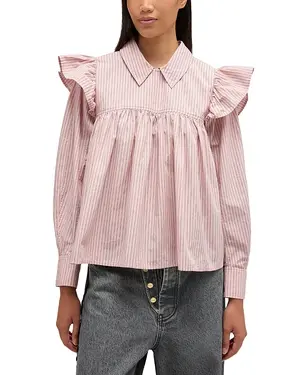 GANNI Frill Top