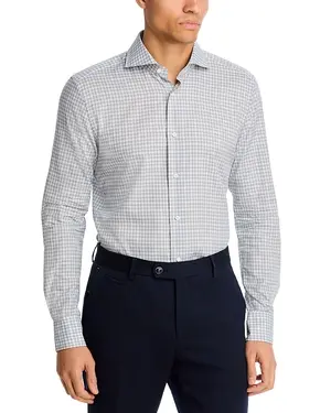 BOSS L-hays Spread Collar Button Down Shirt