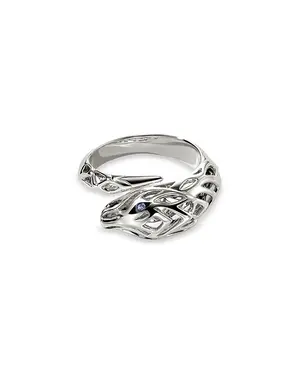 John Hardy Sterling Naga Dragon Bypass Ring - Silver