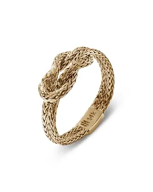 John Hardy 14k Yellow Love Knot Ring - Gold