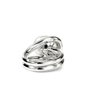 John Hardy Sterling Cultured Freshwater Pearl Ring - Silver