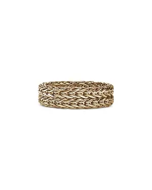 John Hardy 14k Yellow Icon Rata Chain Ring - Gold