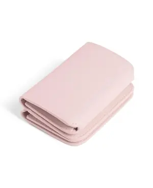 Balenciaga Cash 2.0 Mini Wallet - Suede Pink
