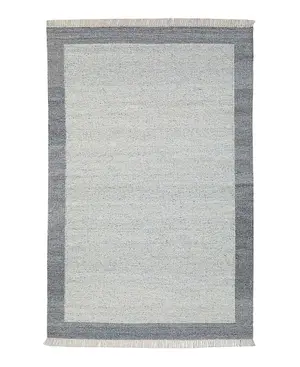 OBEETEE Nu Maison Soft Border Area Rug,3'0x5'0 Navy