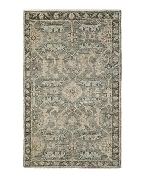 OBEETEE Shirin Dahlia Area Rug,7'9x9'9 - Gray
