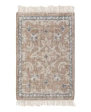 OBEETEE Palace Aisha Area Rug,2'0x3'0 - Beige