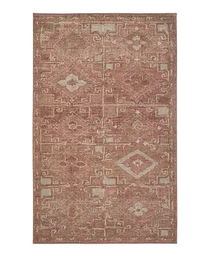 OBEETEE Tuscany Zaynab Area Rug,7'9x9'9 - Red