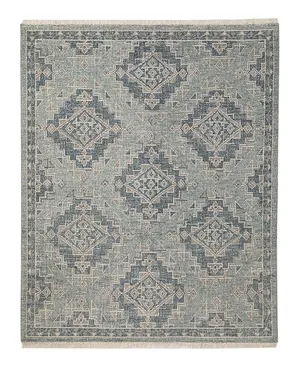 OBEETEE Palace Whitley Area Rug,7'9x9'9 - Blue