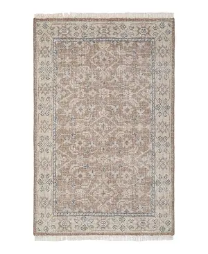 OBEETEE Palace Aisha Area Rug,7'9x9'9 - Beige