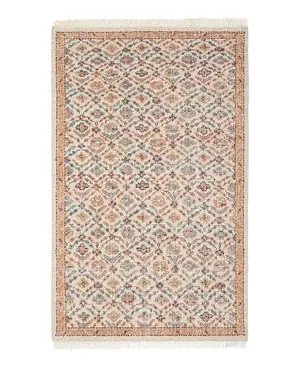 OBEETEE Palace Trellis Area Rug,7'9x9'9 - Beige