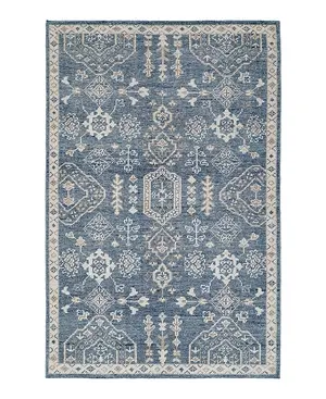OBEETEE Tuscany Morrisa Area Rug,5'0x8'0 - Blue