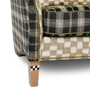 MACKENZIE-CHILDS Mad For Plaid Loveseat