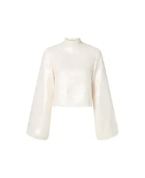 MALINA Line Sequin Longsleeve Top