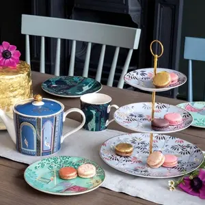 PORTMEIRION Sara Miller India Assorted Coasters, Set Of 4 Coasters