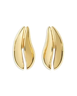 Tory Burch Mini Wave Drop Earrings - Gold