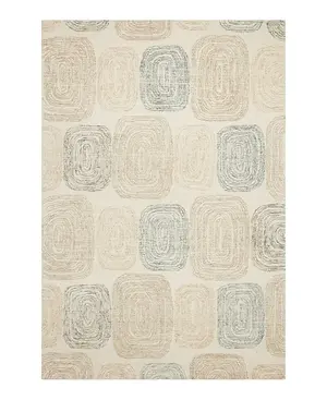LOLOI Milo Mlo-01 Area Rug 3'6x5'6 - Teal/neutral