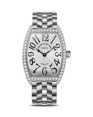 Franck Muller Cintree Curvex Watch, 29mm - White/silver