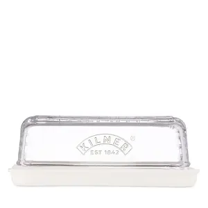 KILNER Covered Cheese Store Dish - Clear