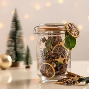 KILNER Round Clip Top Jars, Set Of 4