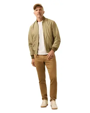 Faherty Brand Military Bomber Jacket