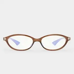 Le Specs Duskfall Oval Frame - Dark Cocoa