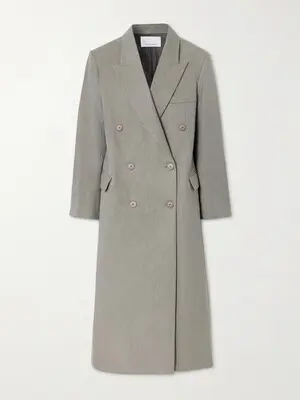 THE FRANKIE SHOP Jane Twill Coat - Gray