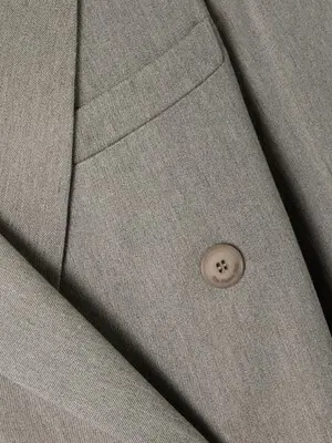 THE FRANKIE SHOP Jane Twill Coat - Gray