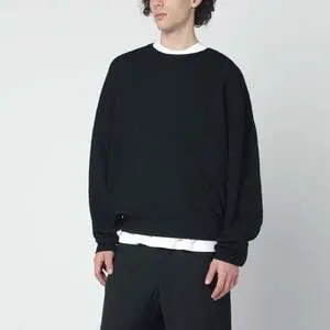 Fear Of God Waffle-knit Sweatshirt - Black