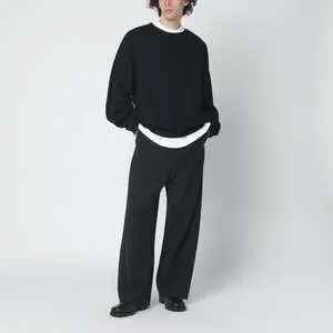 Fear Of God Waffle-knit Sweatshirt - Black