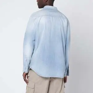 Dsquared2 Light Washed Denim Shirt - Blue