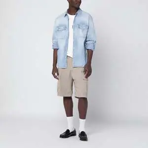 Dsquared2 Light Washed Denim Shirt - Blue