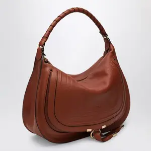 Chloé Leather Marcie Shoulder Bag - Brown
